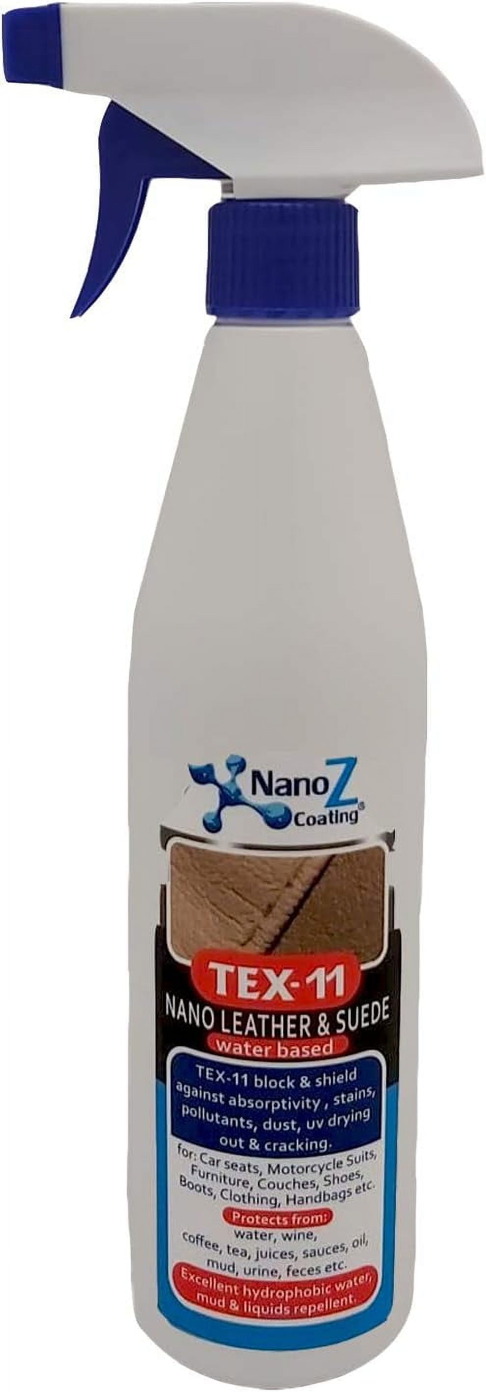 Nano Leather and Suede Hydrophobic Spray, Water and Stain Repellent ...