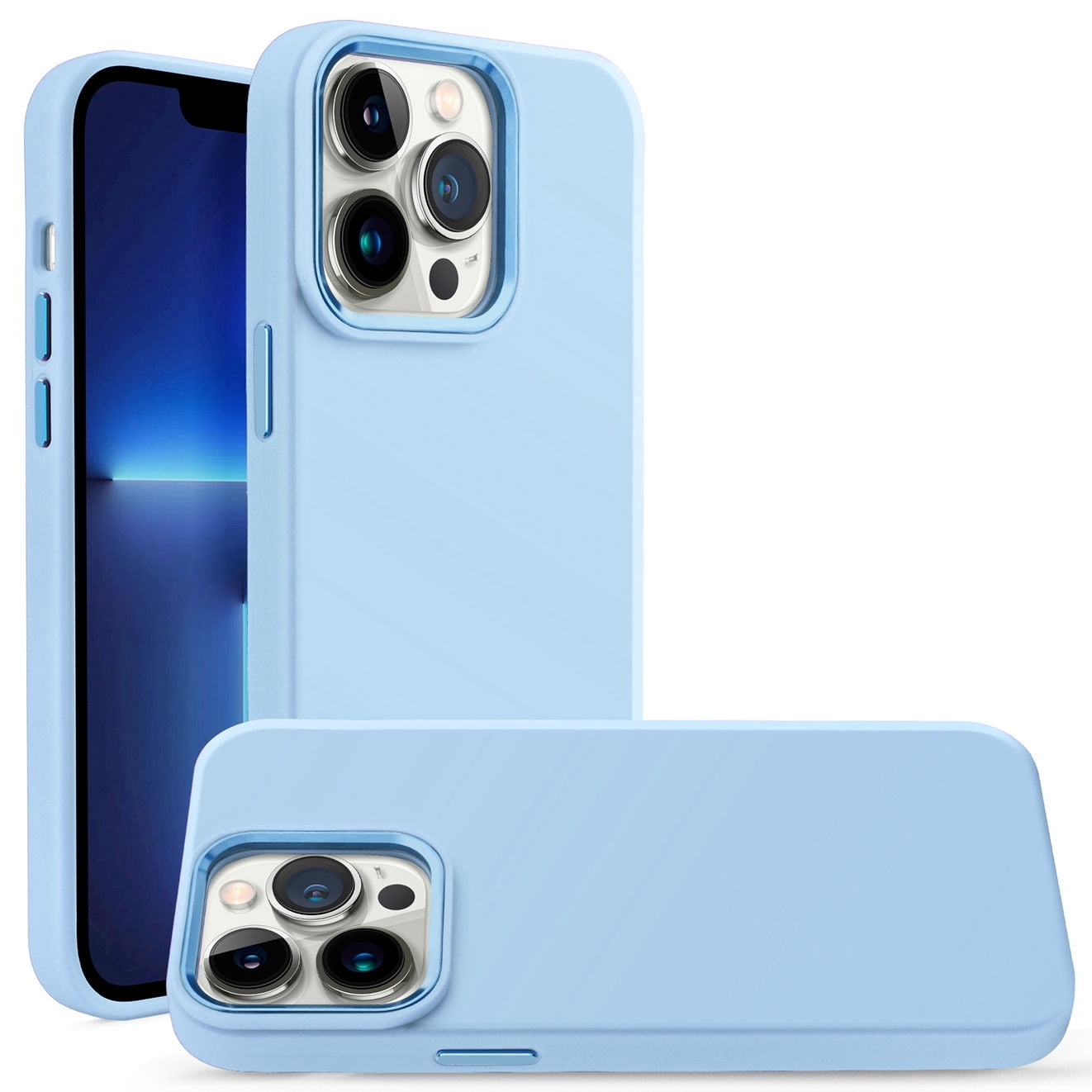 Nano Liquid Silicone Case for iPhone 12 / iPhone 12 Pro - Baby Blue ...