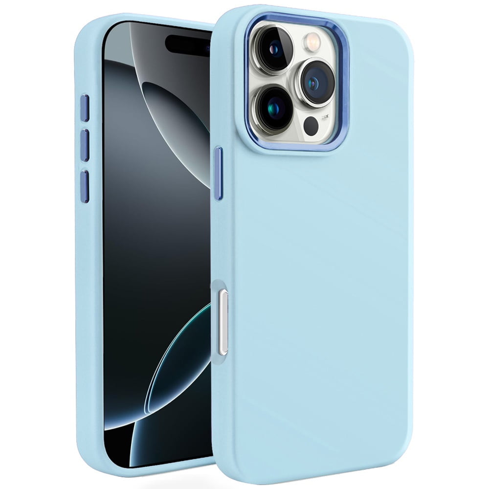 Nano Liquid Silicone Case for iPhone 16 Pro Max - Light Blue - Walmart.com