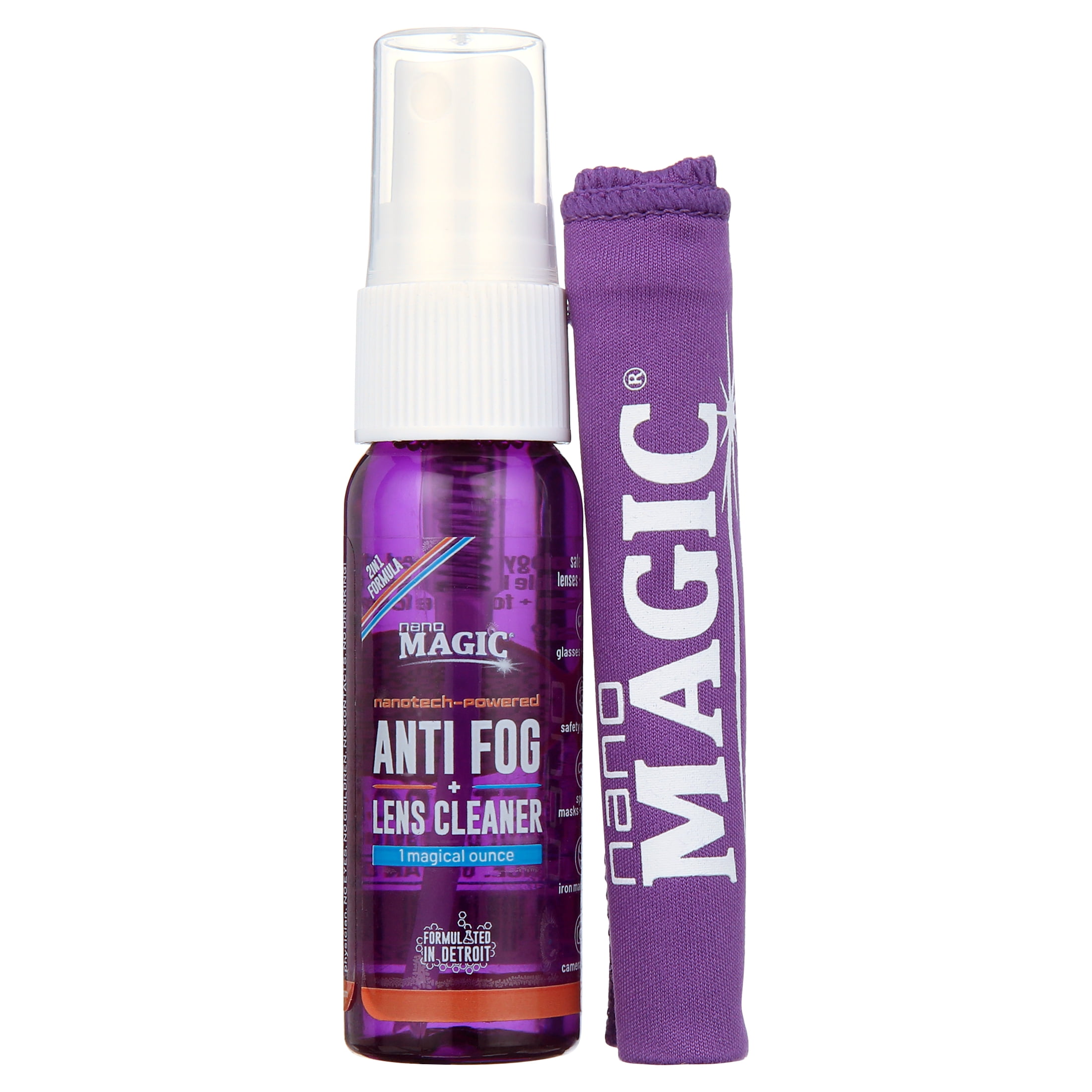 Nano Magic Anti Fog + Lens Cleaner Spray, 1 fl oz Kit - Walmart.com