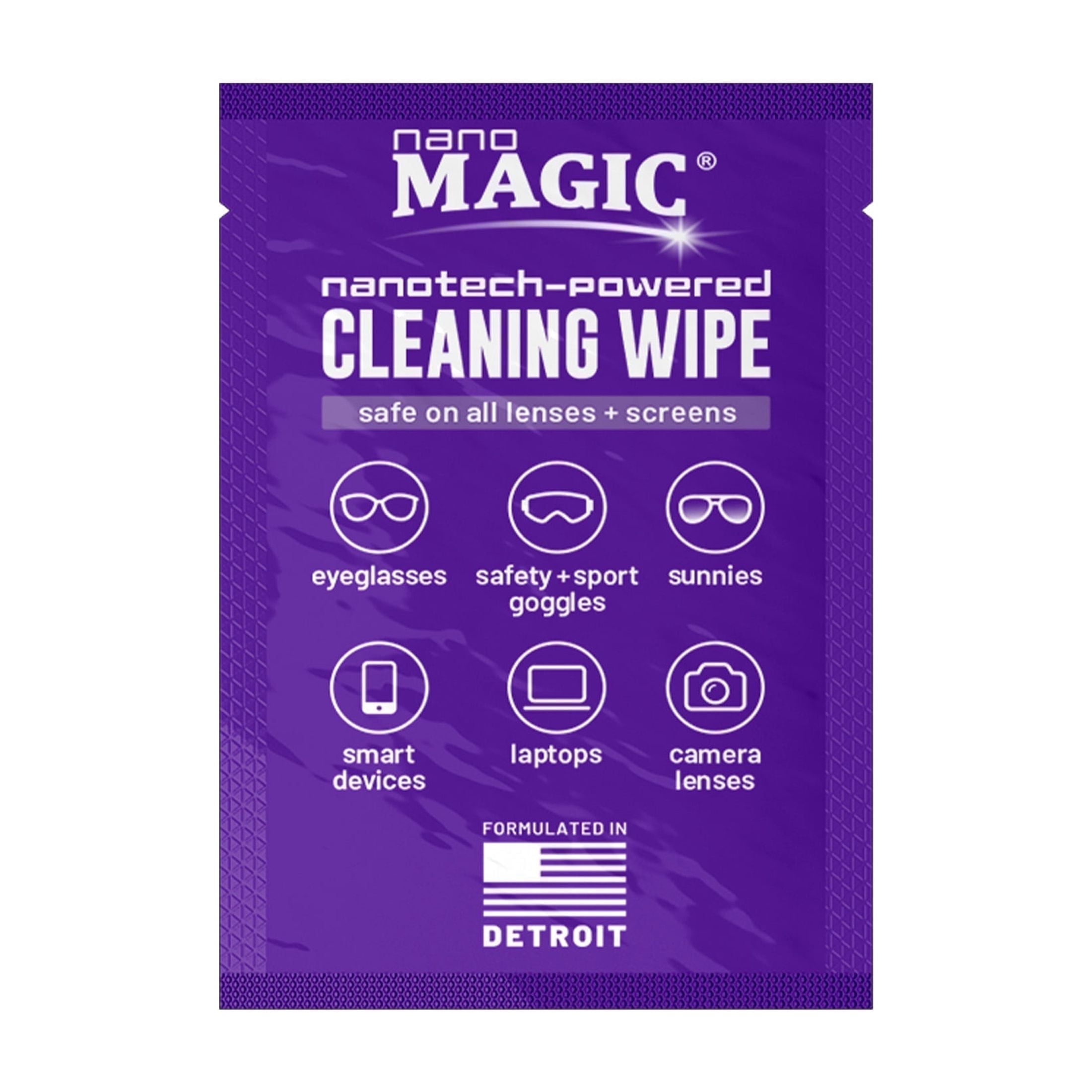 Nano Magic Fogless Screen Cleaning Wipes, Streak-Free and Anti-Fog ...