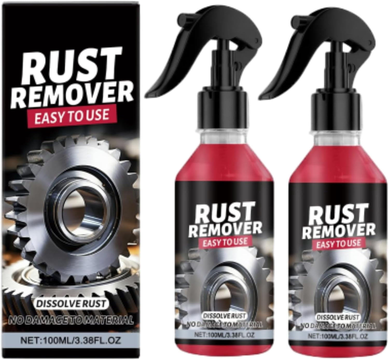 Nano Metal Rust Remover Polishing Spray for Tools, Cars, Bikes, Grills ...