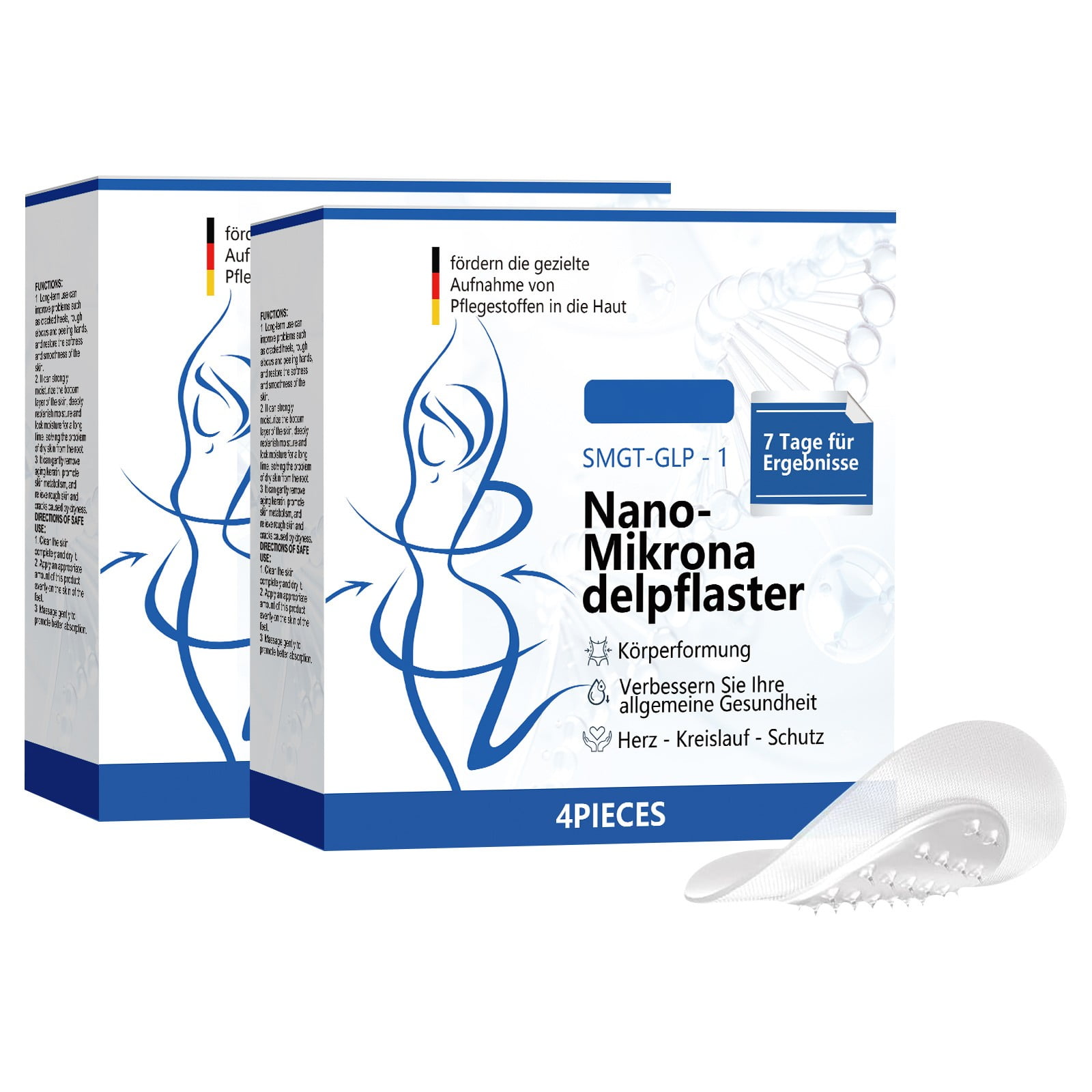 Nano Micro Needle Plaster - Natural Ingredients Patchs for Women ...