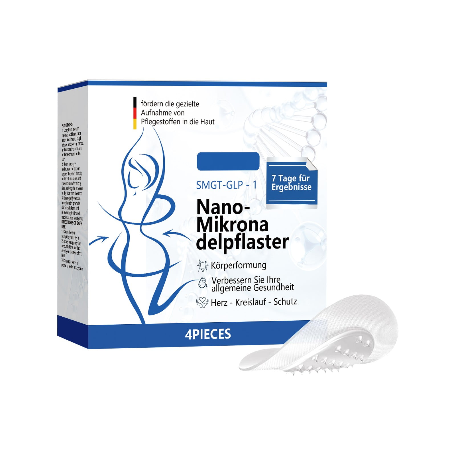 Nano Micro Needle Plaster - Natural Ingredients Patchs for Women ...