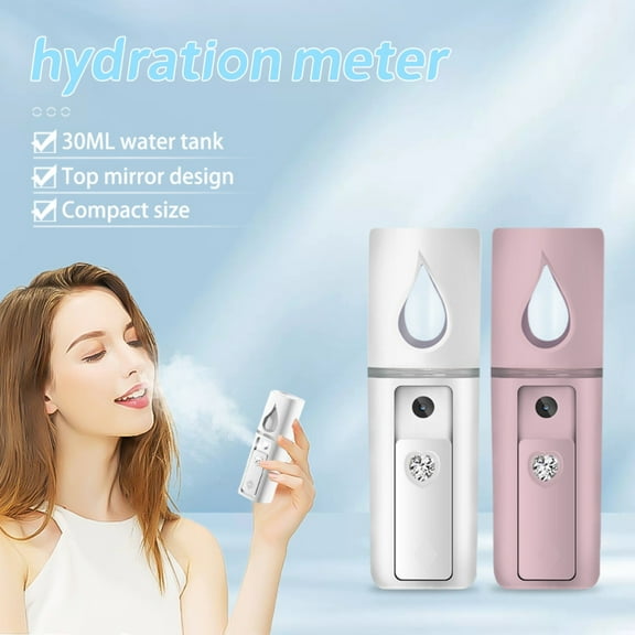 Spray Mini Portable Handheld Face Steamer, USB Rechargeable Battery ...