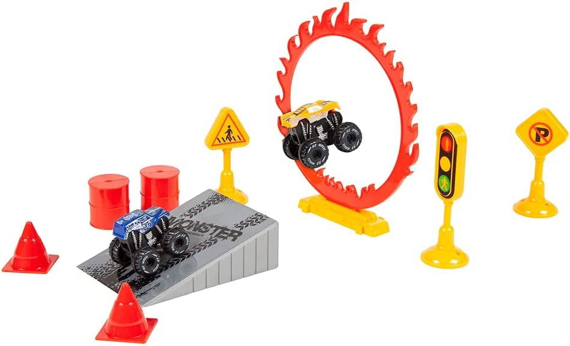 Nano Monster Power Launchers 12-Piece Monster Truck Playset - Walmart.com