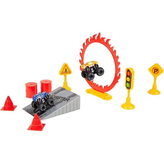 Nano Monster Power Launchers 12-Piece Monster Truck Playset - Walmart.com