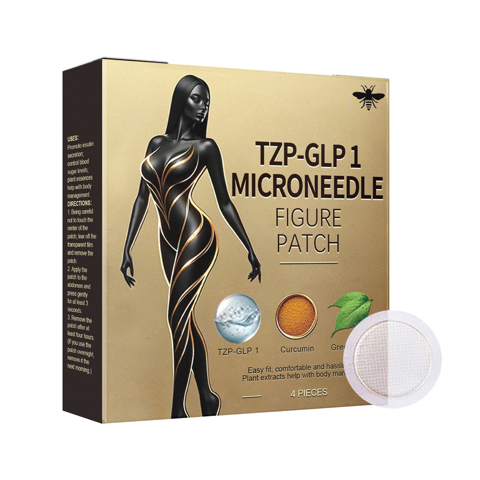 Nano Patch GLP-1 Natural Gentle Body Care Long Lasting Soothing Massage ...