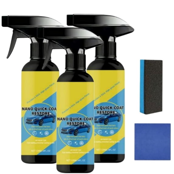 Nano Quick Coat Restore, 2026 Advanced Quick Shine Car Coating Spray ...