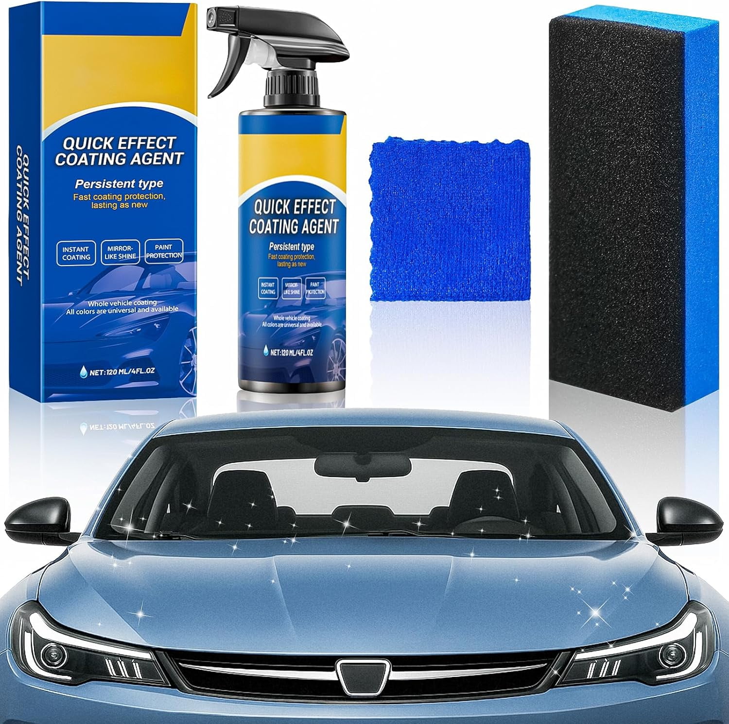 Nano Quick Coat Restore, Quick-Acting Car Coating Spray for Scratch ...
