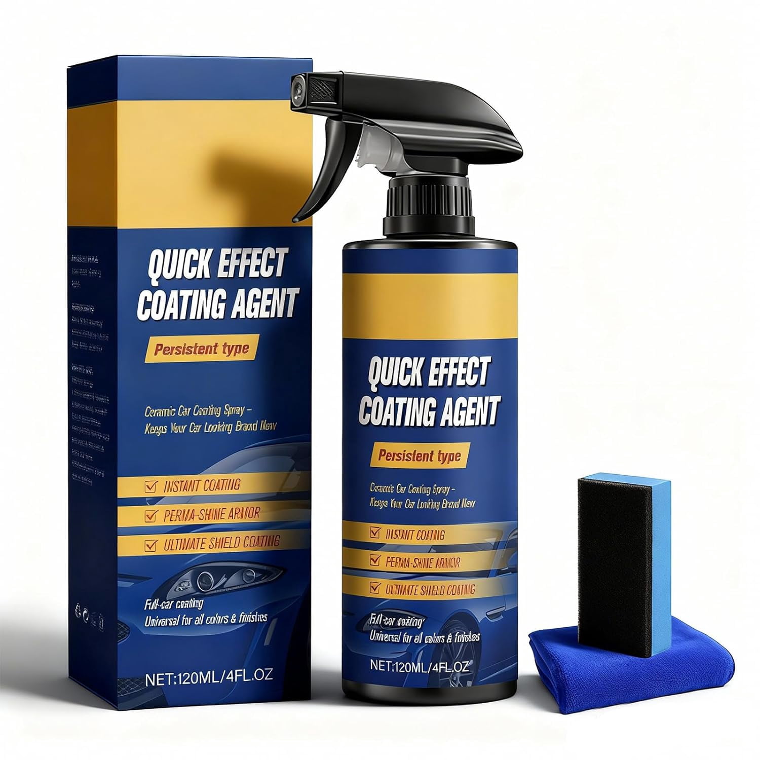 Nano Quick Coat Restore - Quick Effect Coating Agent for Car, Car ...