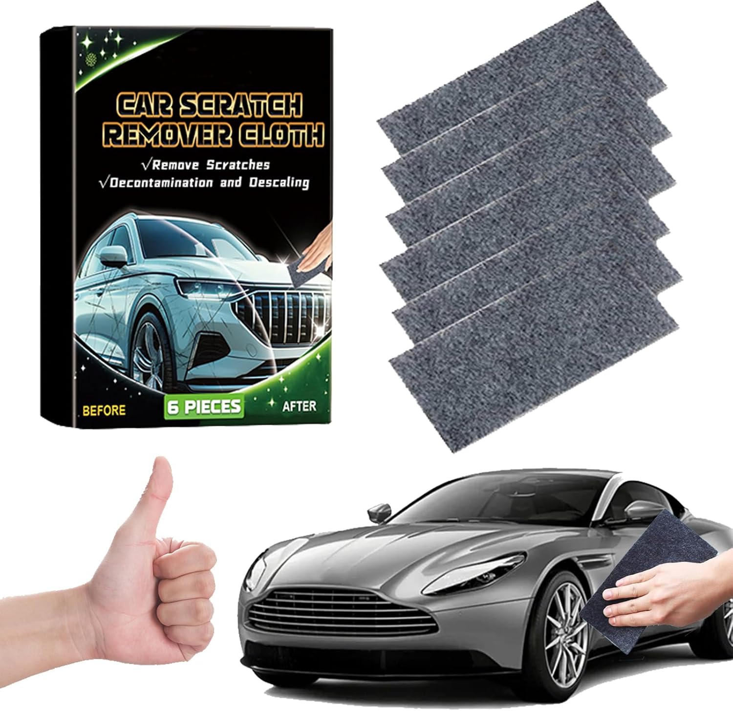 Nano Sparkle Cloth Car Scratch Remover, 2024 Upgrade Nano Sparkle Cloth ...