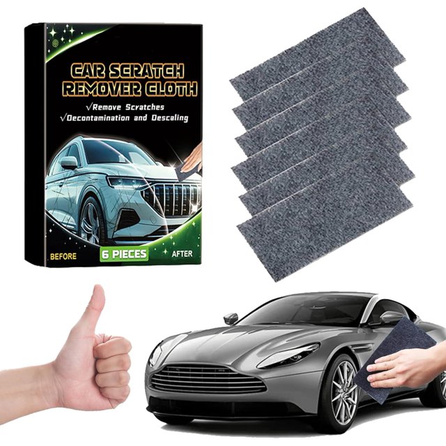 Nano Sparkle Cloth Car Scratch Remover, 2024 Upgrade Nano Sparkle Cloth Breathe Green Nano ...