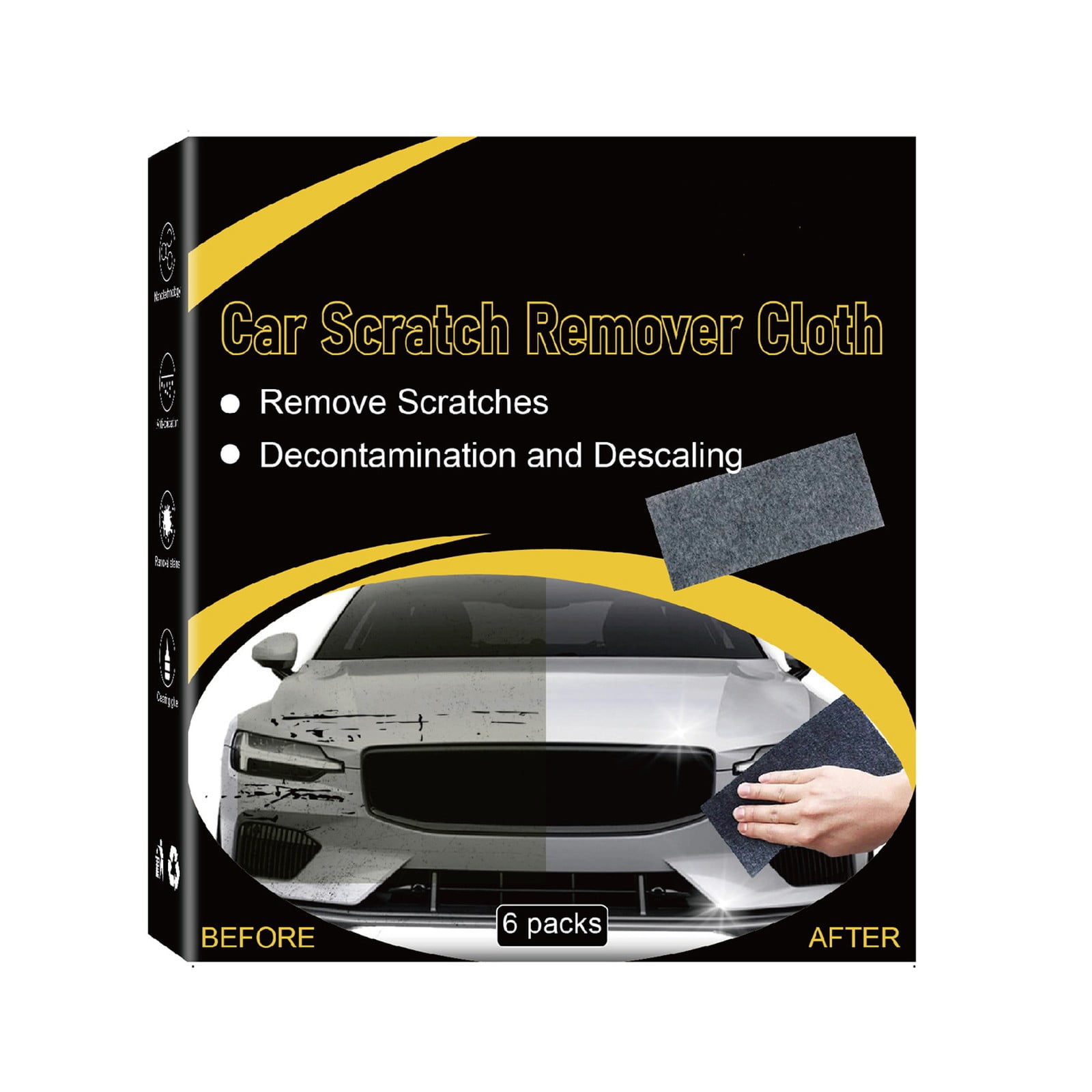 Nano-Sparkle Cloth For Car Scratches, Nano Cloth Easily Paint Scratches ...