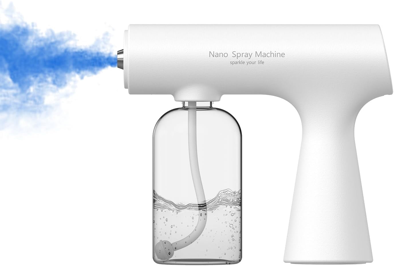 Nano Spray Machine Blue Ray Mist Sprayer Gun – Handheld Cordless ...