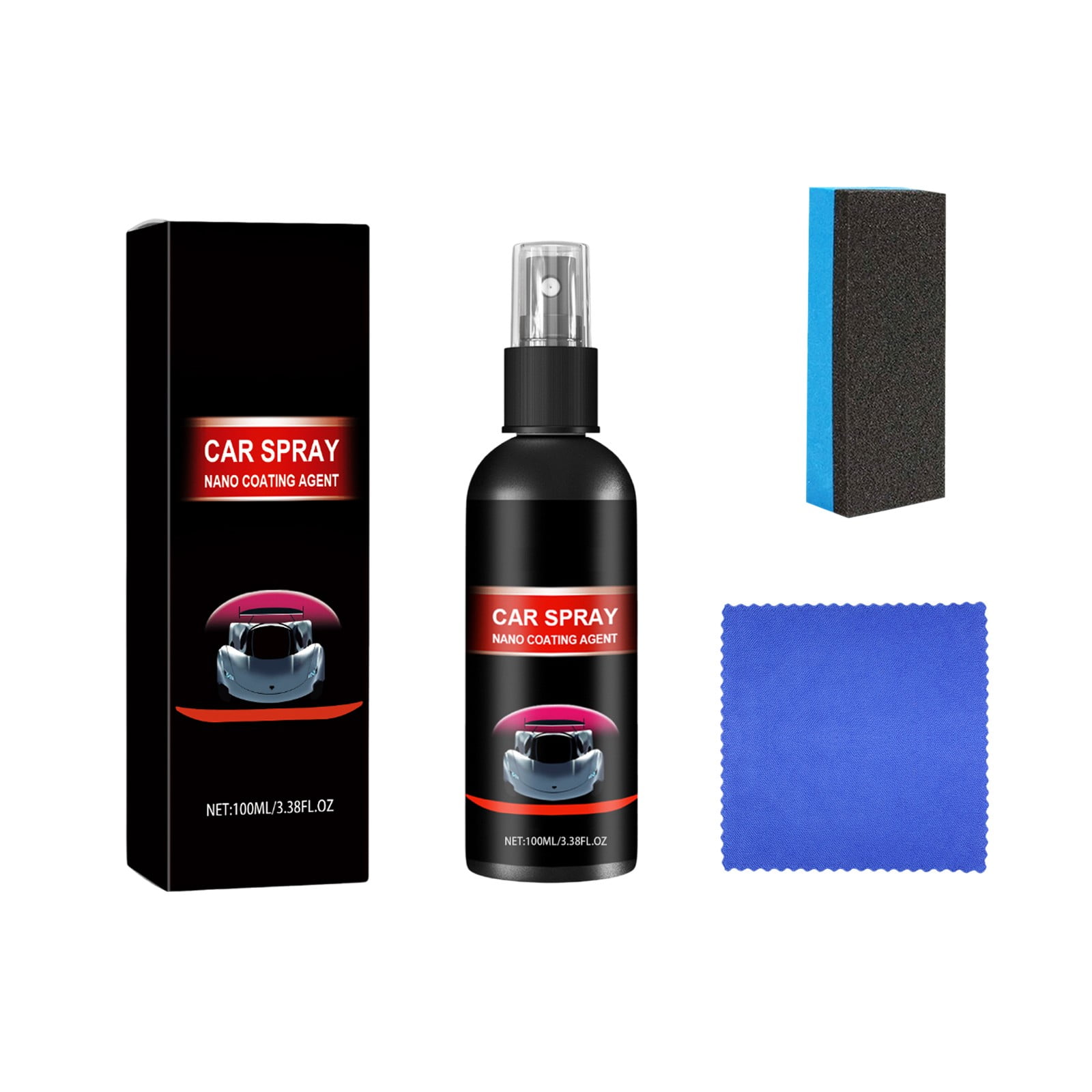 Nano Spray Scratch Remover Advanced Ceramic Coating Formula for Instant Paint Restoration and ...