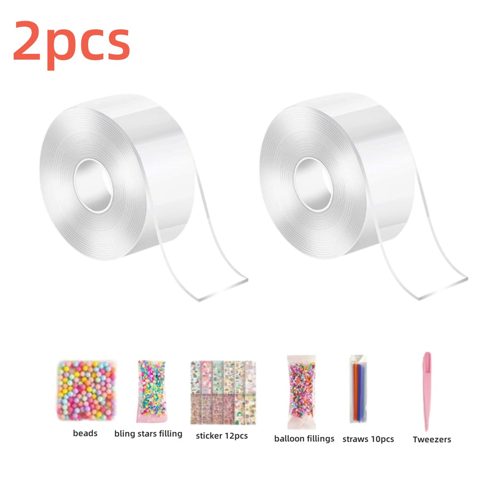 Temacd 1 Set Nano Tape Bubbles Fun Entertainment with Tube Multiple ...