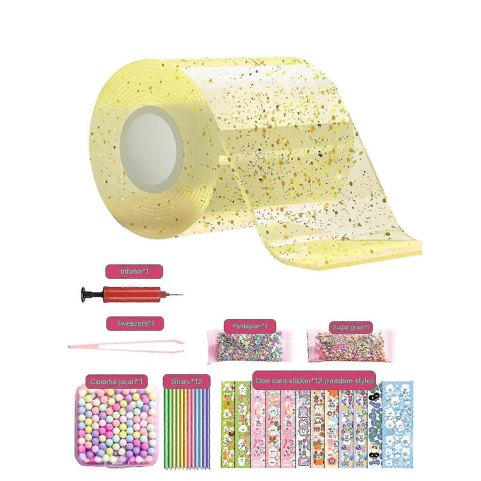 Nano Tape Bubble Kit Kids With Step-by-step Tutorial And Traceless Nano ...