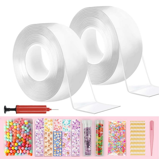 Nano Tape Bubble Kit for Kids, Handmade DIY Nano Tape Bubbles Ball Kit for Boys and Girls Party ...