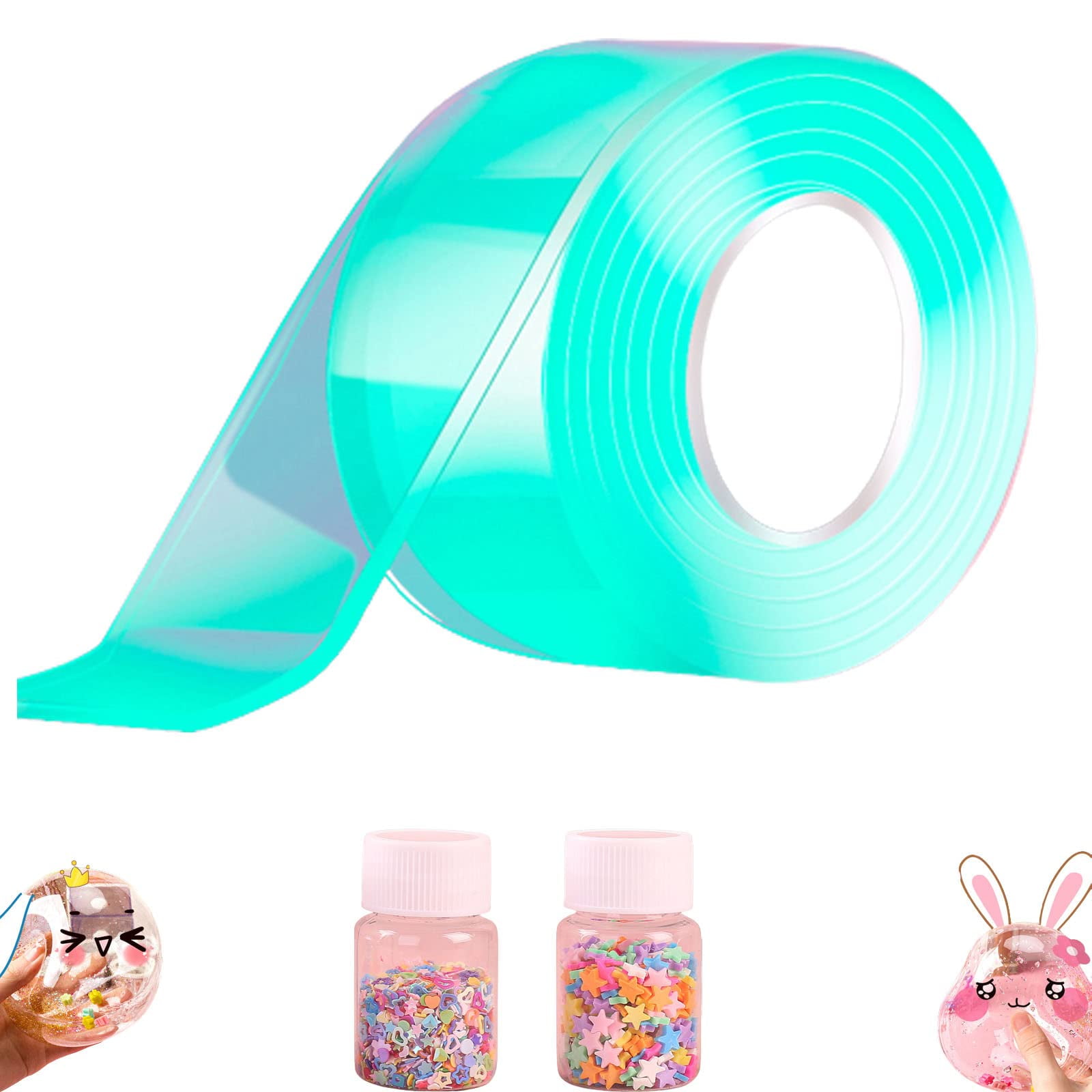 Nano Tape Bubbles Kit, Blowable Bubble Tape,Nano Tape for Making ...