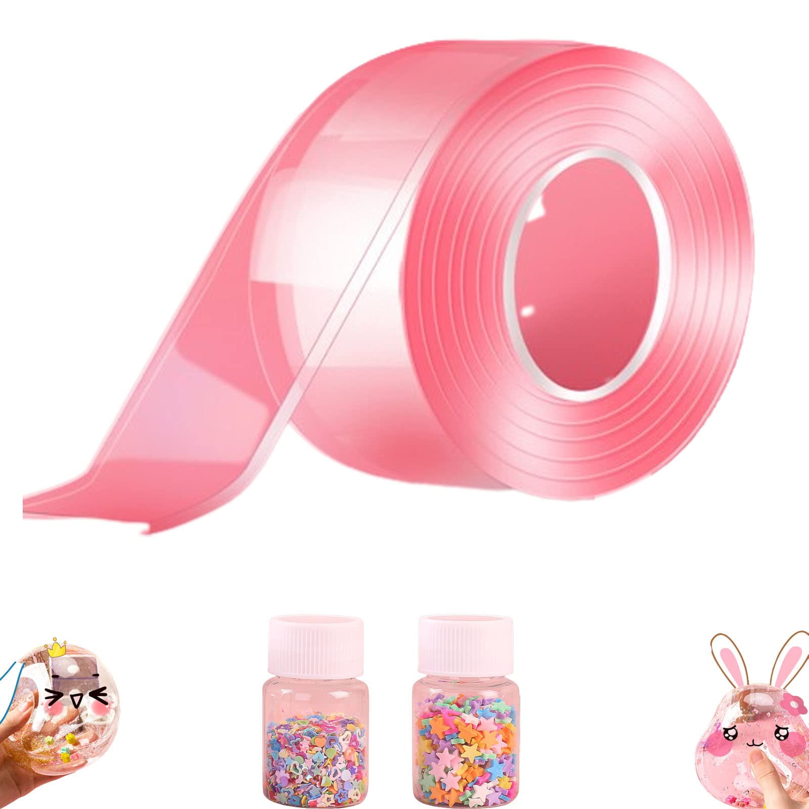 Nano Tape Bubbles Kit, Blowable Bubble Tape,Nano Tape for Making ...