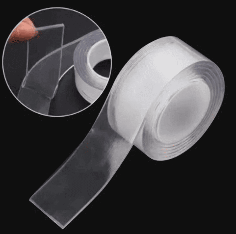 Nano Tape Double Sided Traceless Washable Adhesive Invisible Gel Grip ...