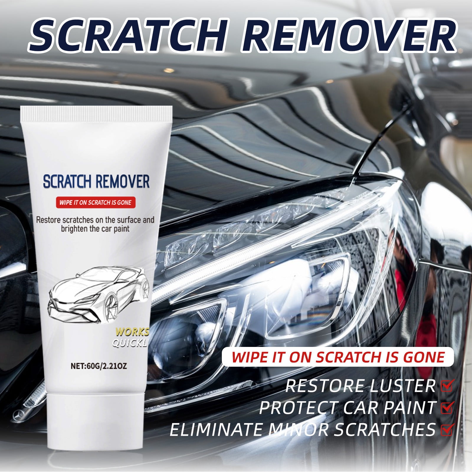 Nano Tech Car Scratch Repair Kit, Paint Polish Agent, Surface Restorer ...