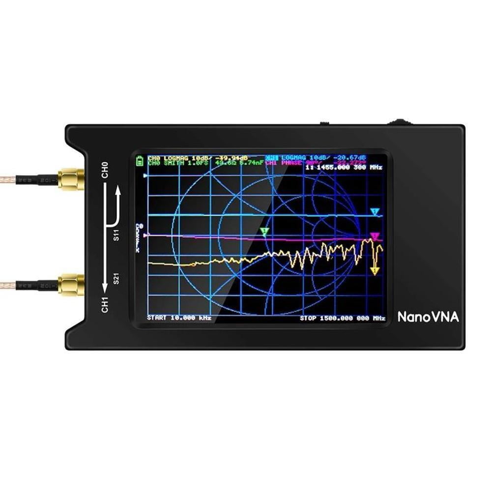 Nano VNA-H4 4" LCD 50KHz~1.5GHz VNA HF VHF UHF UV Vector Network Analyzer - Walmart.com