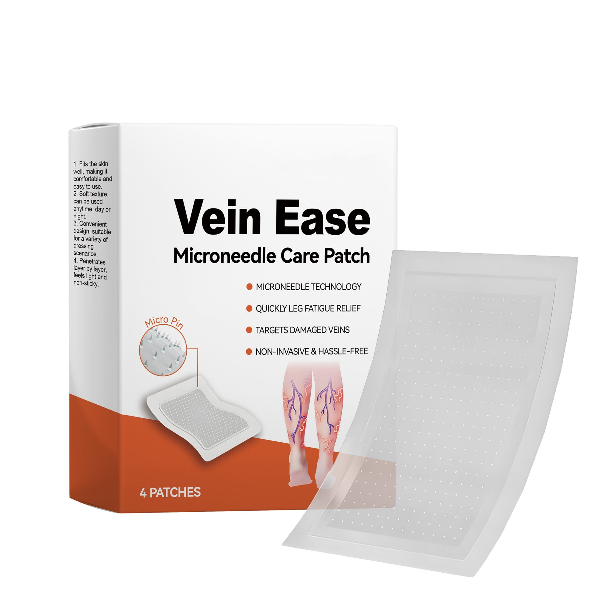 Nano Varicose Veins Plaster, Nano Microneedle Patch For Varicose Veins ...