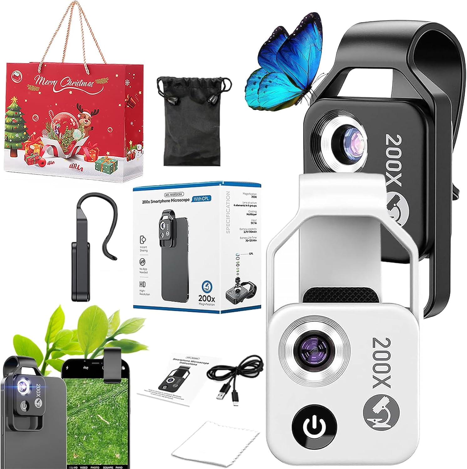 Nano Zoom 200x for iPhone & Android Upgraded, 2025 New NANOZOOM 200x ...