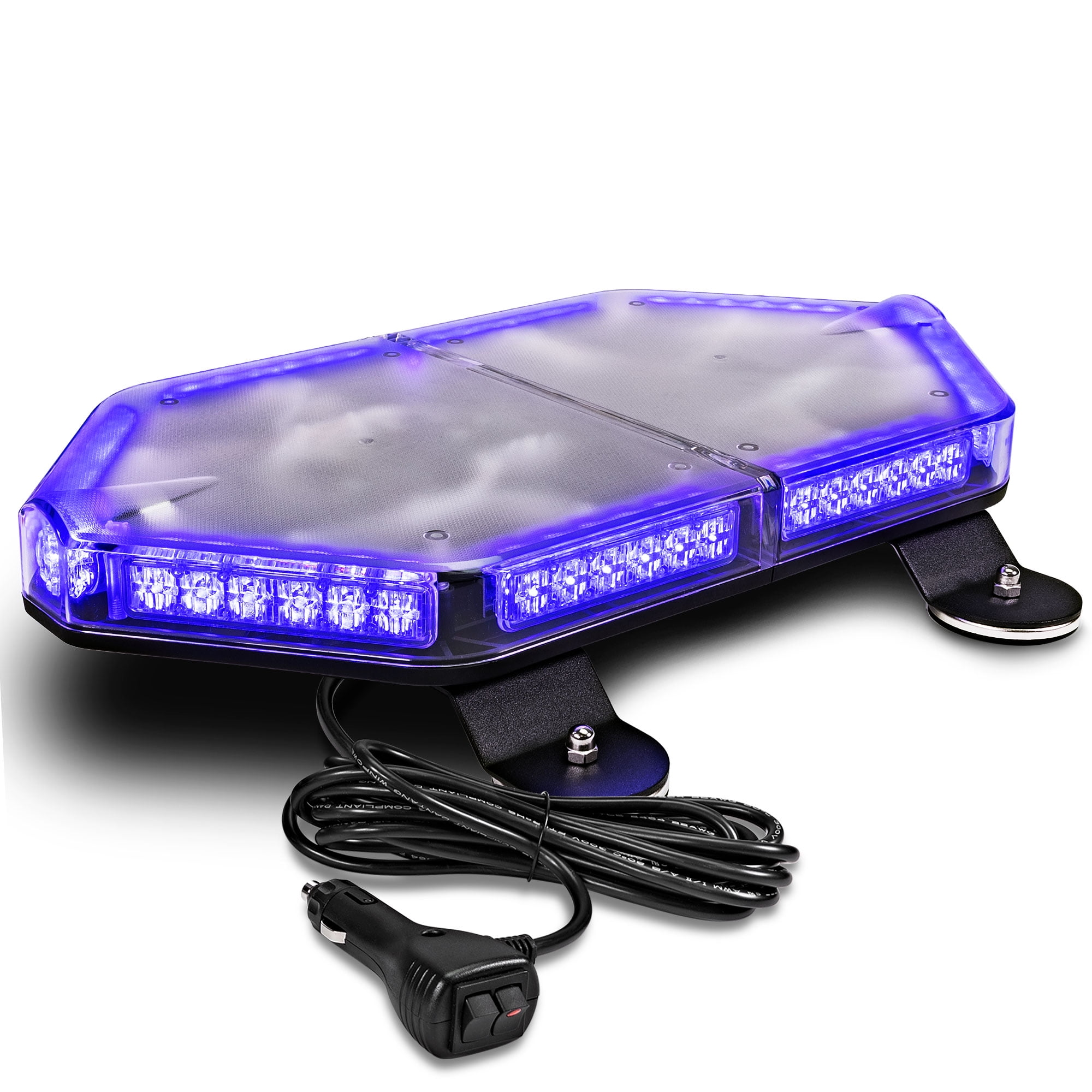 NanoFlare NFMB56 17" 56W BLUE LED Strobe Mini Light Bar [SAE Class 1 ...