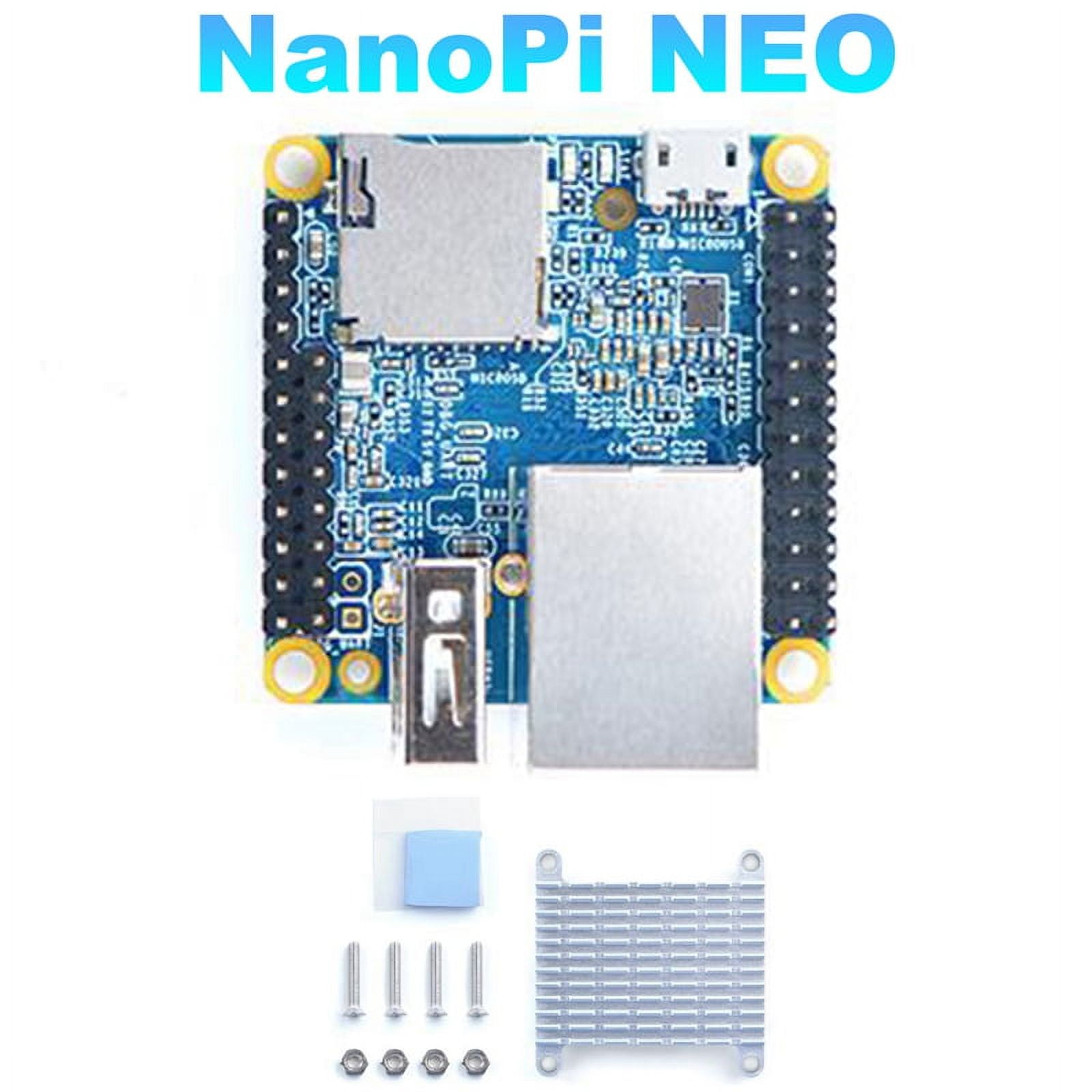 NanoPi NEO Open Source H3 Development Board+Heat Sink DDR3 RAM 512MB Quad-Core -A7 Openwrt ...