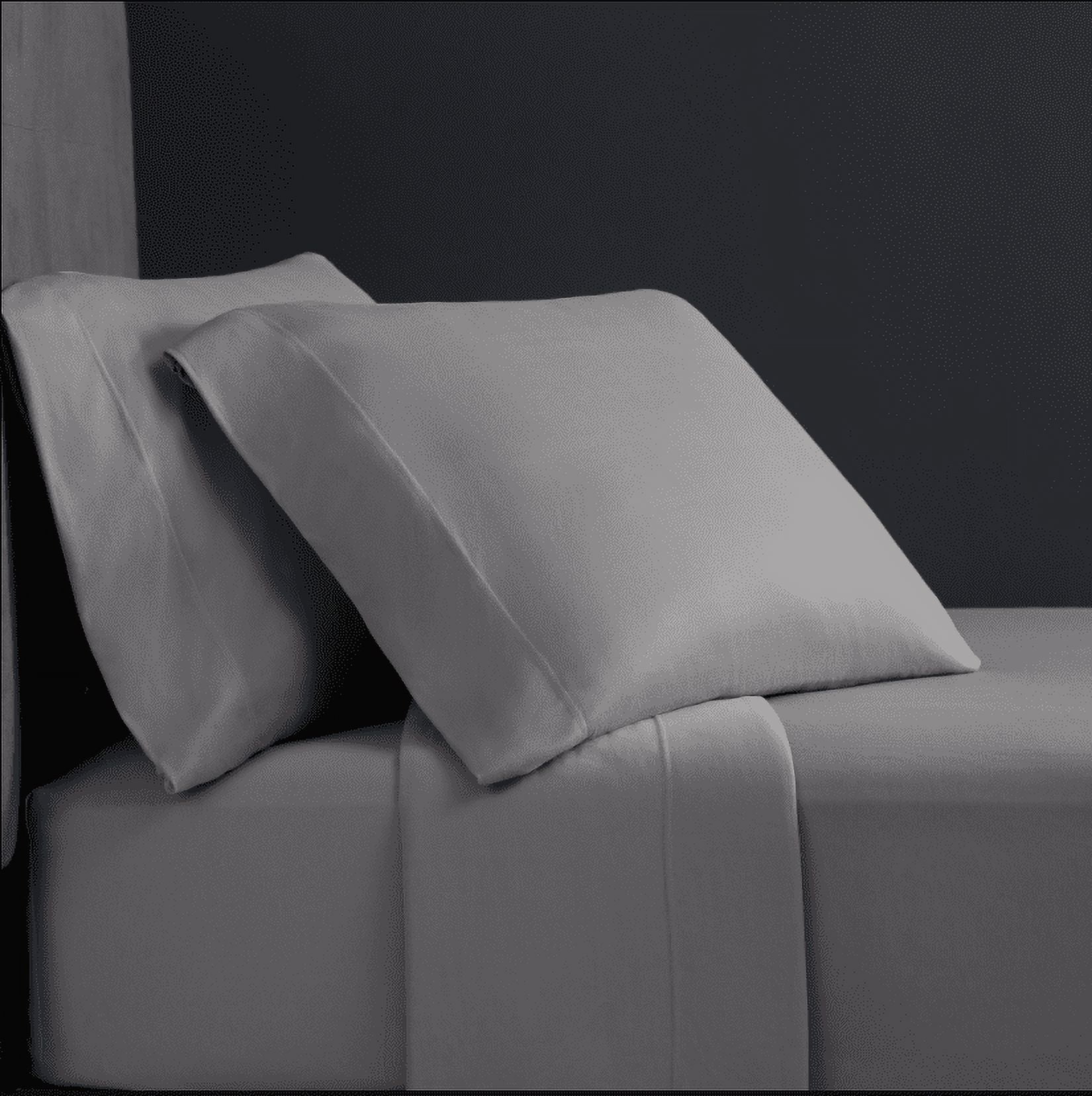 Nanobionic 1800 Thread Count Gray Soft Stretch Bed Sheet Set, Full - Energy Restoring - Walmart.com