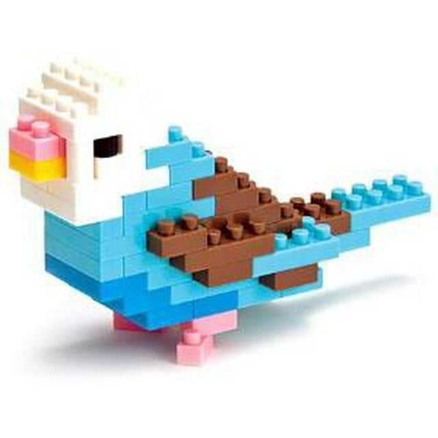 Nanoblock Blue Parakeet Micro-Sized Building Block Set - Walmart.com