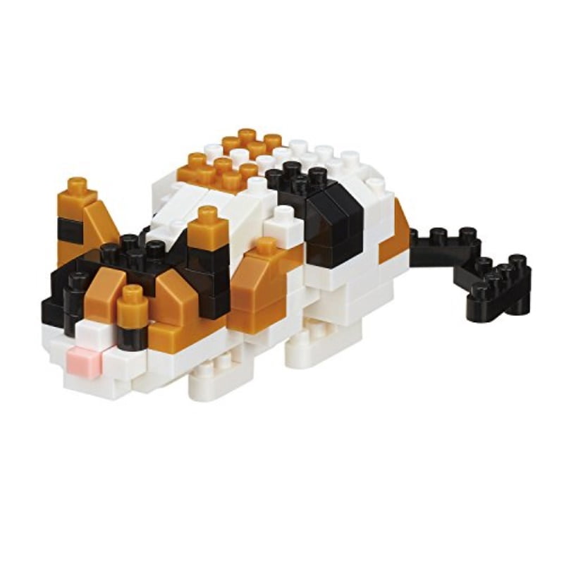 Nanoblock Calico Cat Building Kit, Orange - Walmart.com