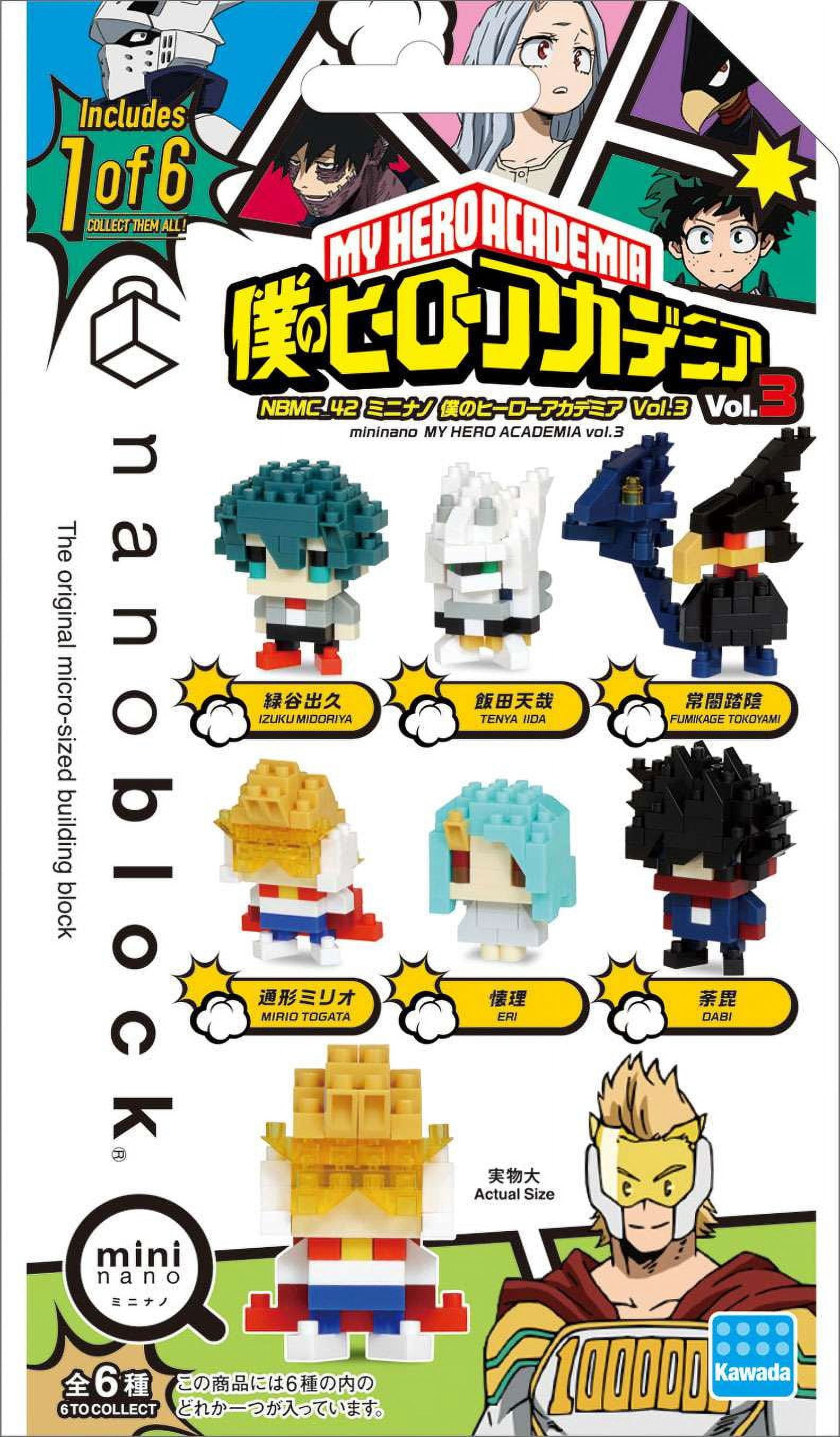 Nanoblock My Hero Academia Series 3 Mystery Pack (1 RANDOM Figure ...