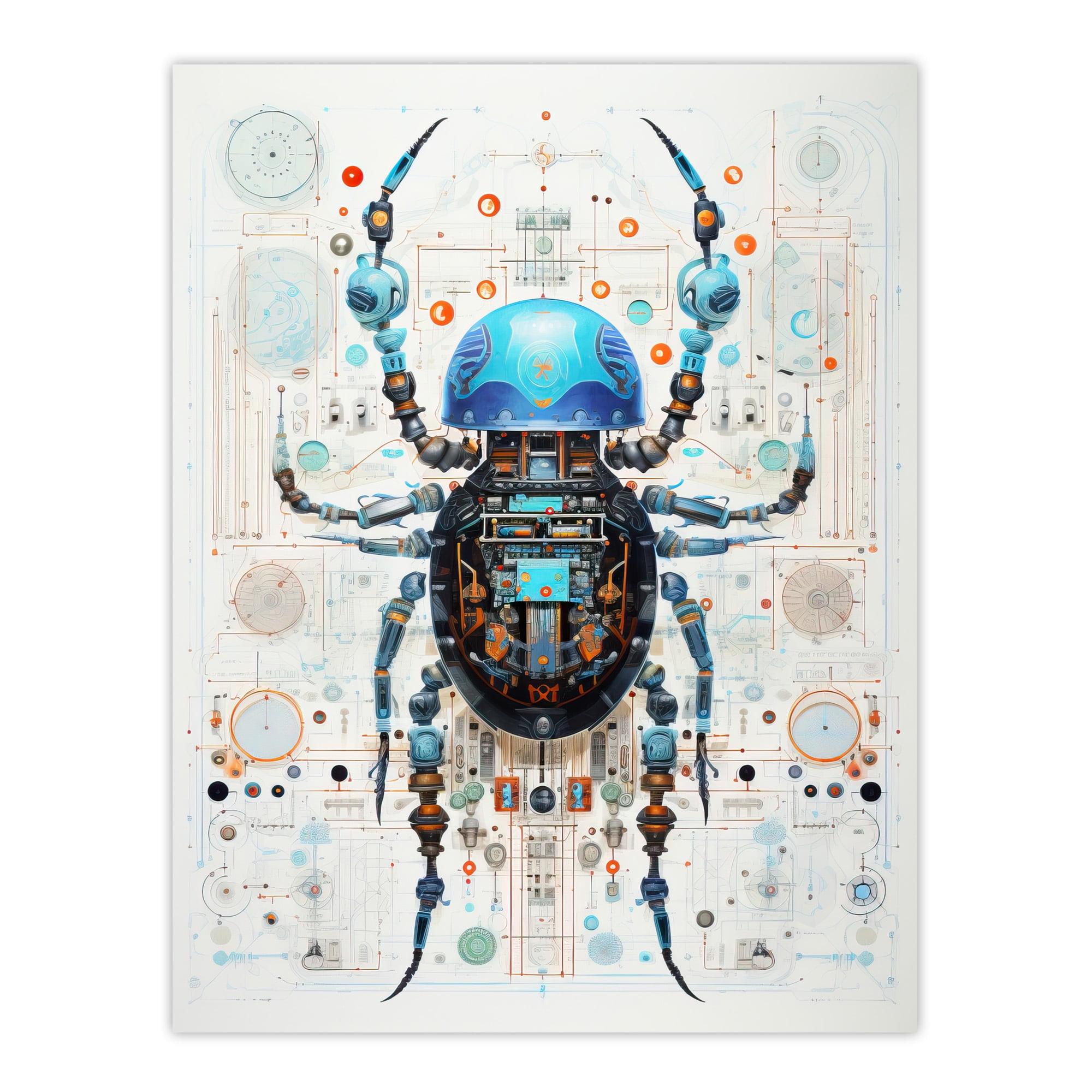 Nanobot Beetle Robot Hybrid Secret Military Schematic Blueprint ...