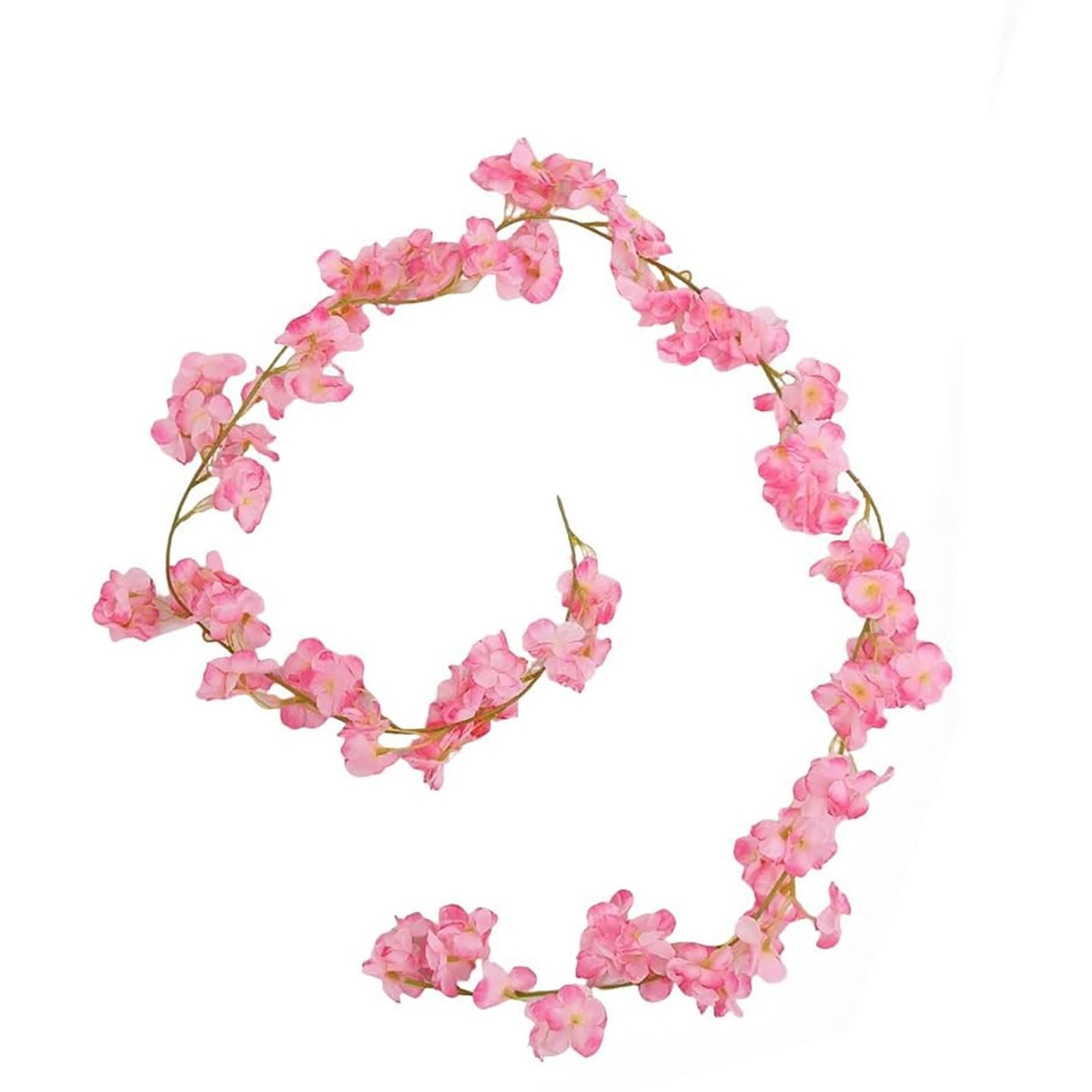 Nanoei Artificial Cherry Garland 180cm 135 Flowers Hanging Vine for ...
