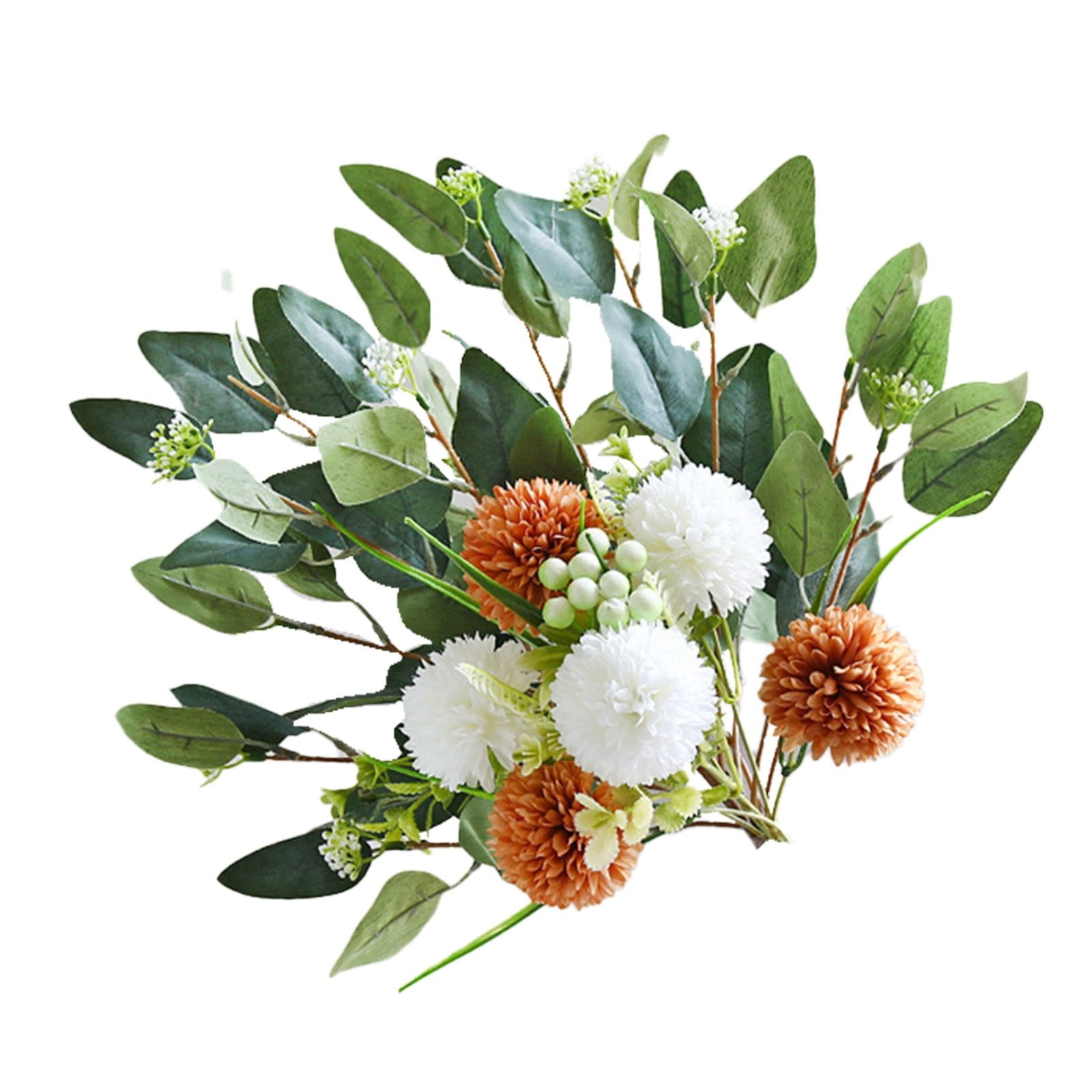 Nanoei Artificial Chrysanthemum Bouquet (6 Heads), Silk Table Centerpiece for Wedding Party Home ...
