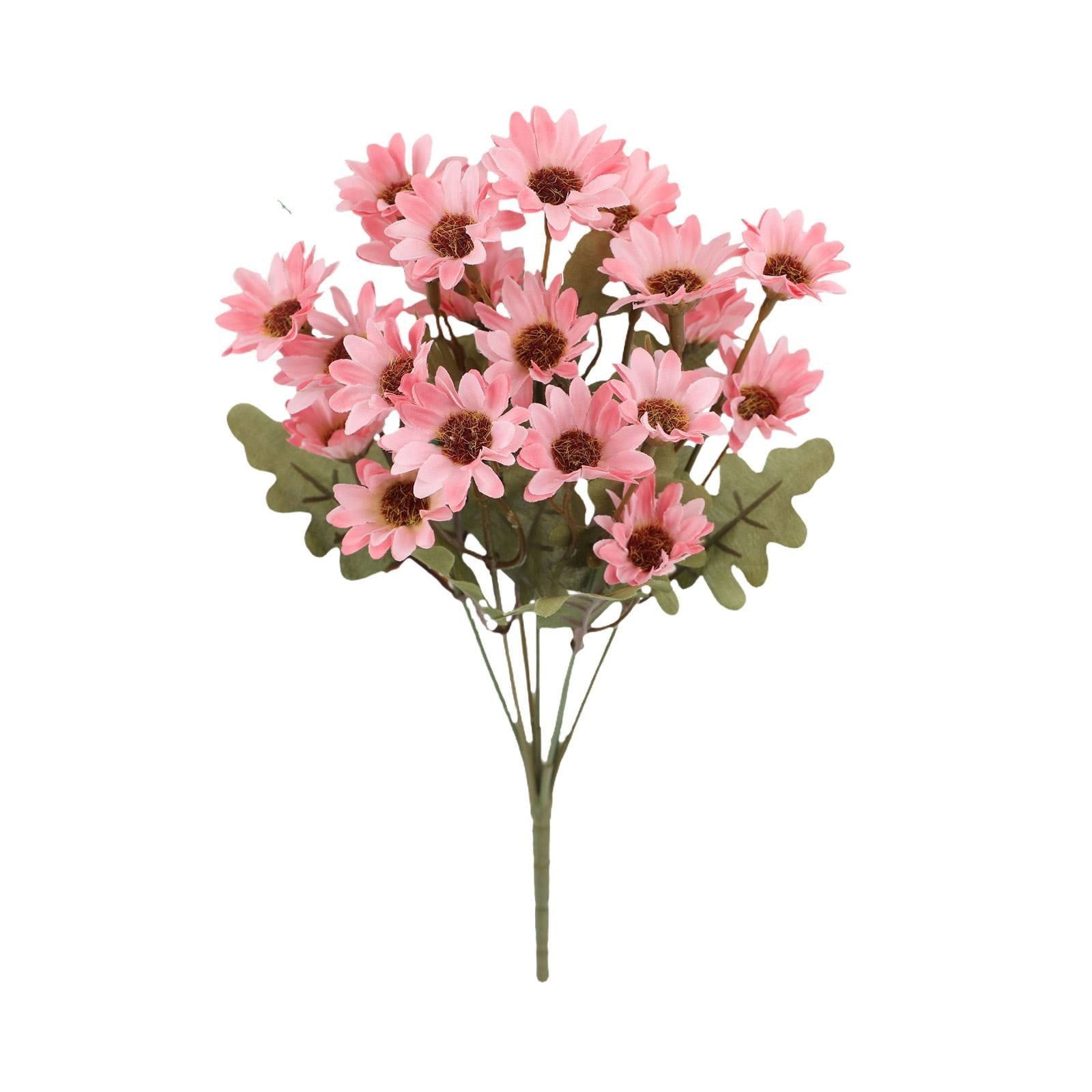 Nanoei Artificial Daisy Flowers Bouquet, Realistic Fake Flower Stems ...