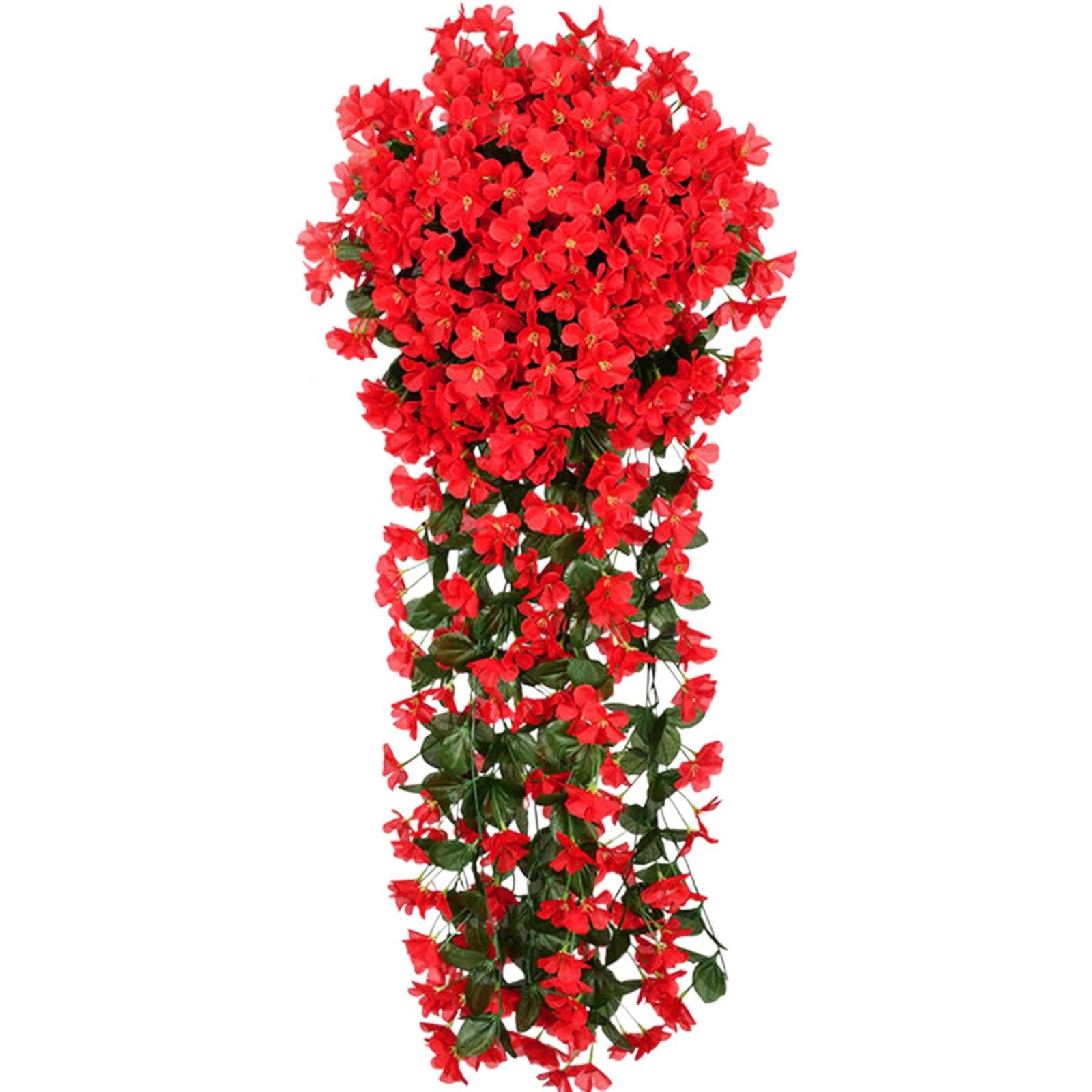 Nanoei Artificial Flowers | Artificial Violet Flower Garland for ...