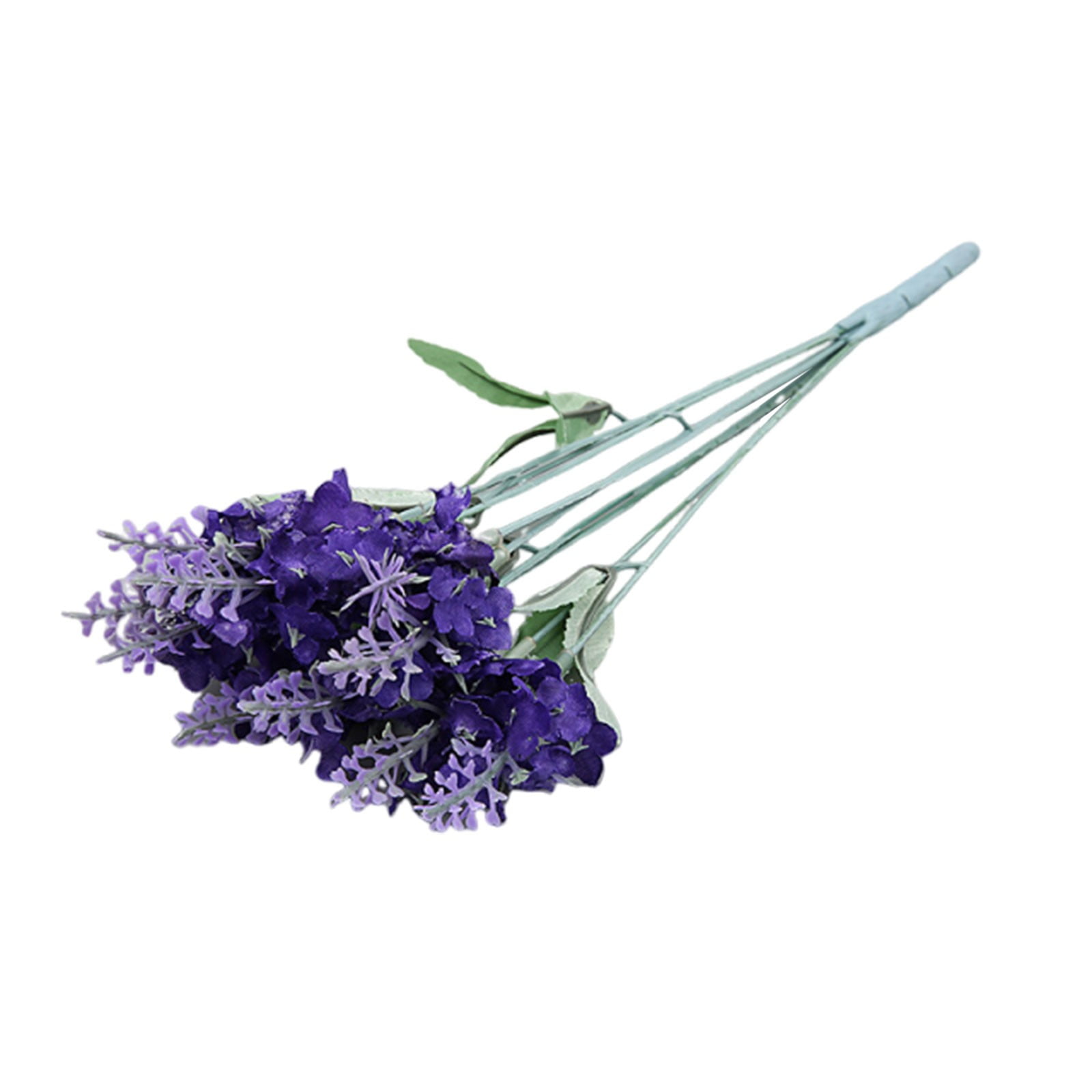 Nanoei Artificial Lavender Bouquet - 10 Heads Realistic Stems for Home Garden Wedding Table ...