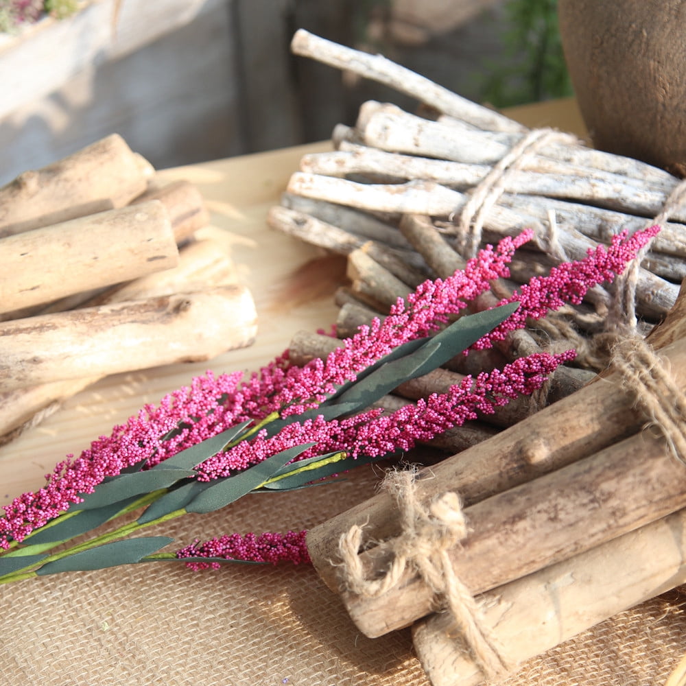 Nanoei Artificial PE Lavender Flowers White 12 Heads Realistic for ...
