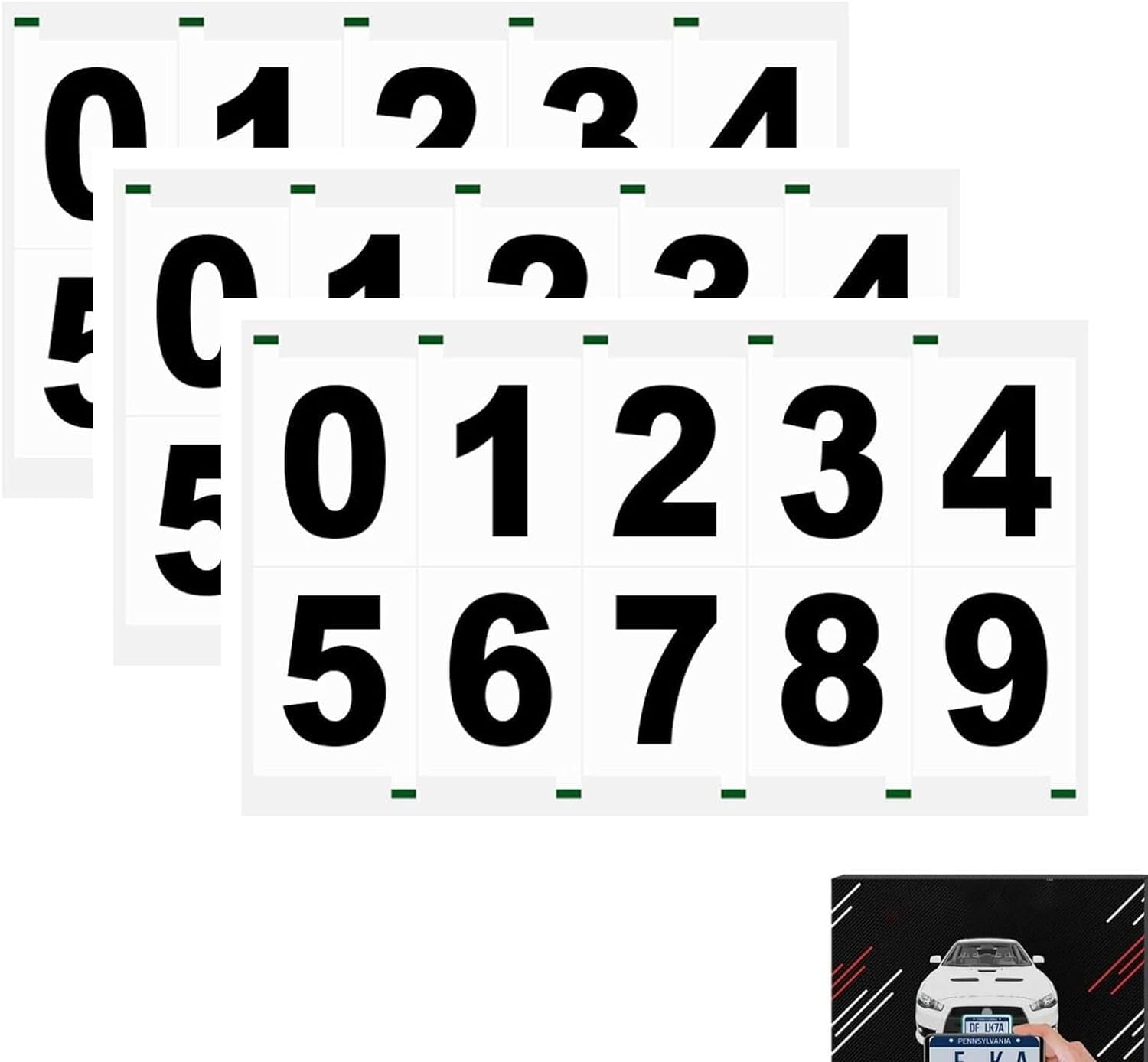 Sticker License Plate