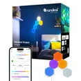 Nanoleaf Shapes Hexagons Smarter Kit (5 Panels) – Modular Wall Light ...