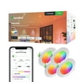 Nanoleaf Smart LED Ceiling Lights 4" Downlight 4PK - Walmart.com