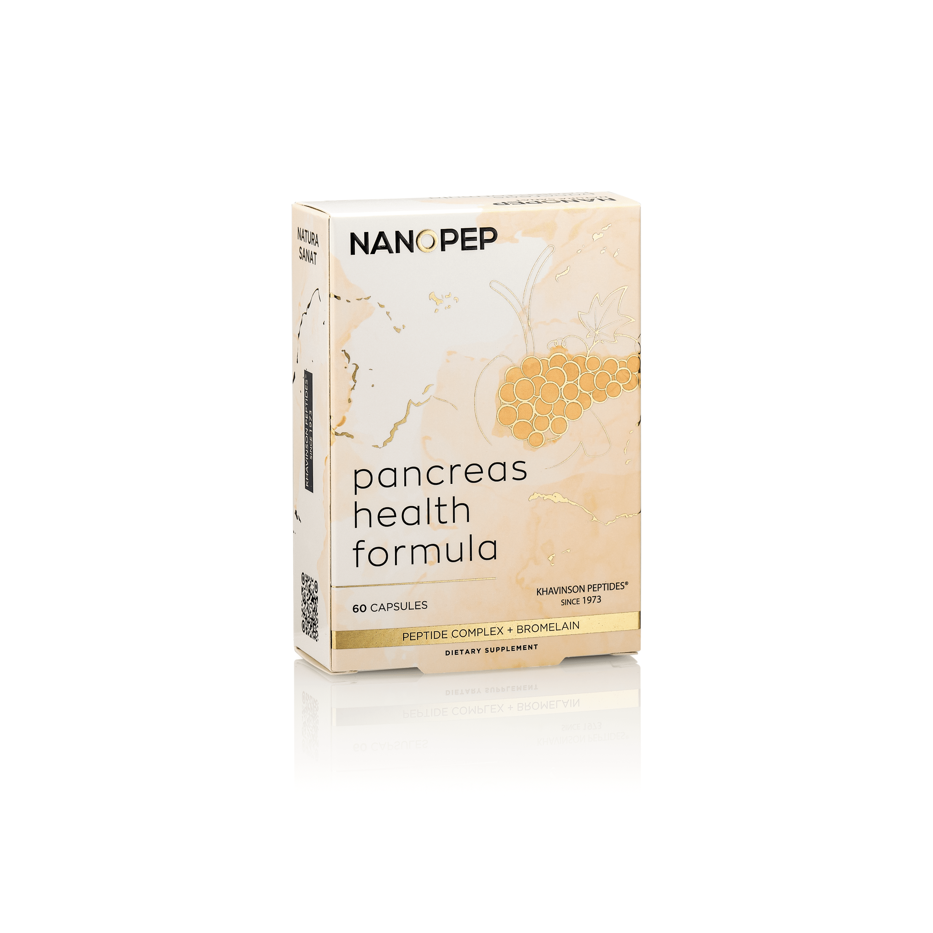 Nanopep Natura Sanat Pancreas Health Formula Peptide Supplement ...