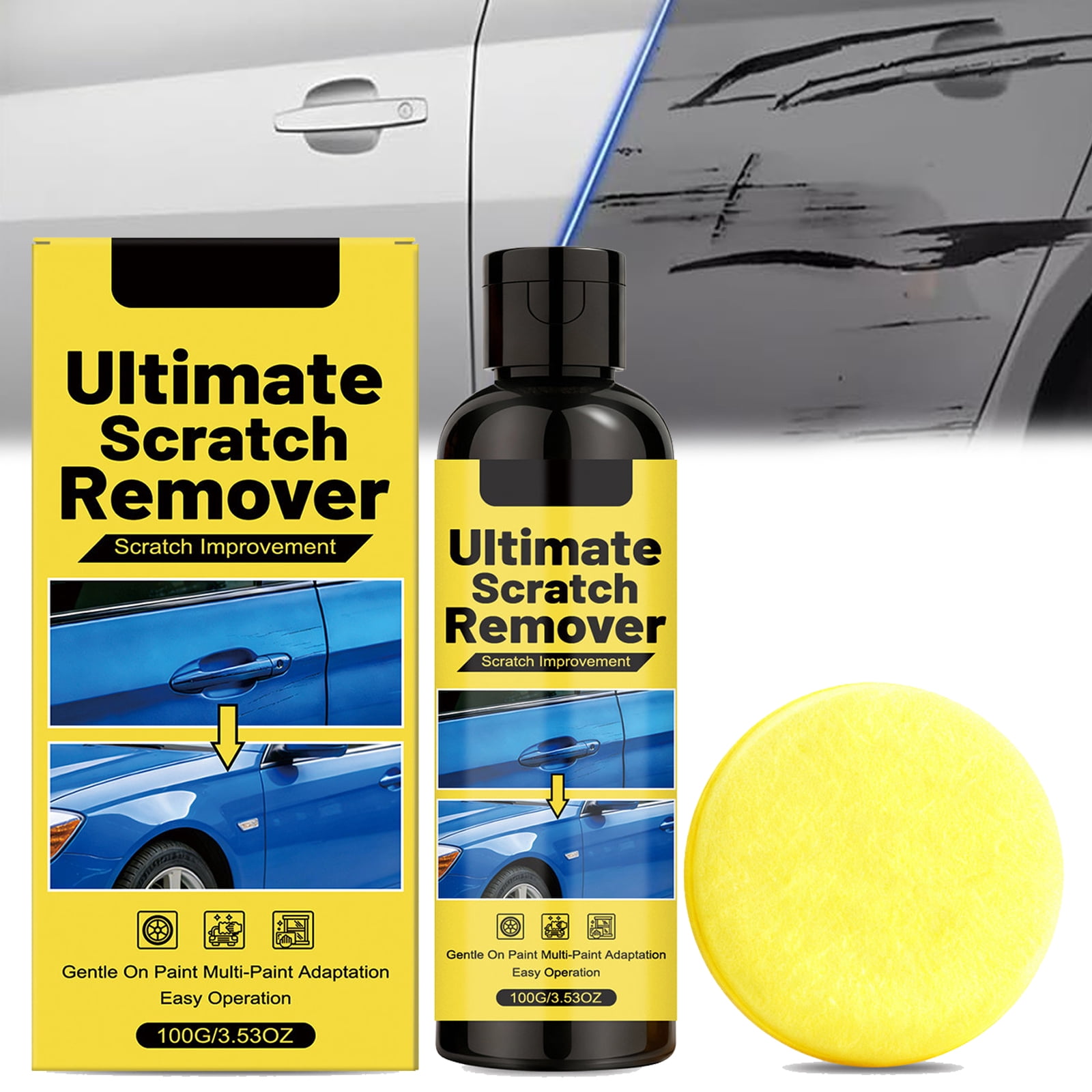 Nanopolix Scratch Remover For Vehicles, 100g/3.53oz Nano Polix Scratch ...