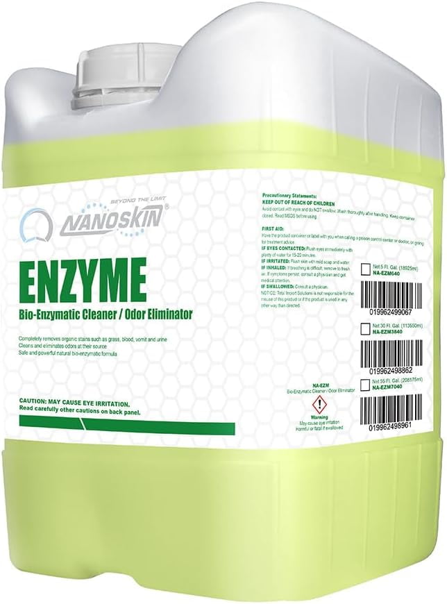 Nanoskin ENZYME Multi-Purpose Cleaner & Odor Eliminator, Removes Stains ...