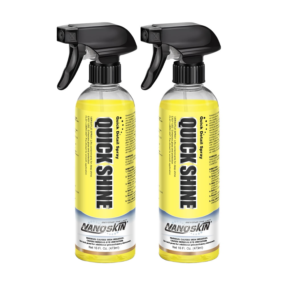 Nanoskin QUICK SHINE Quick Detail Spray 32 Oz. (2x16 Oz) - Car Wax ...